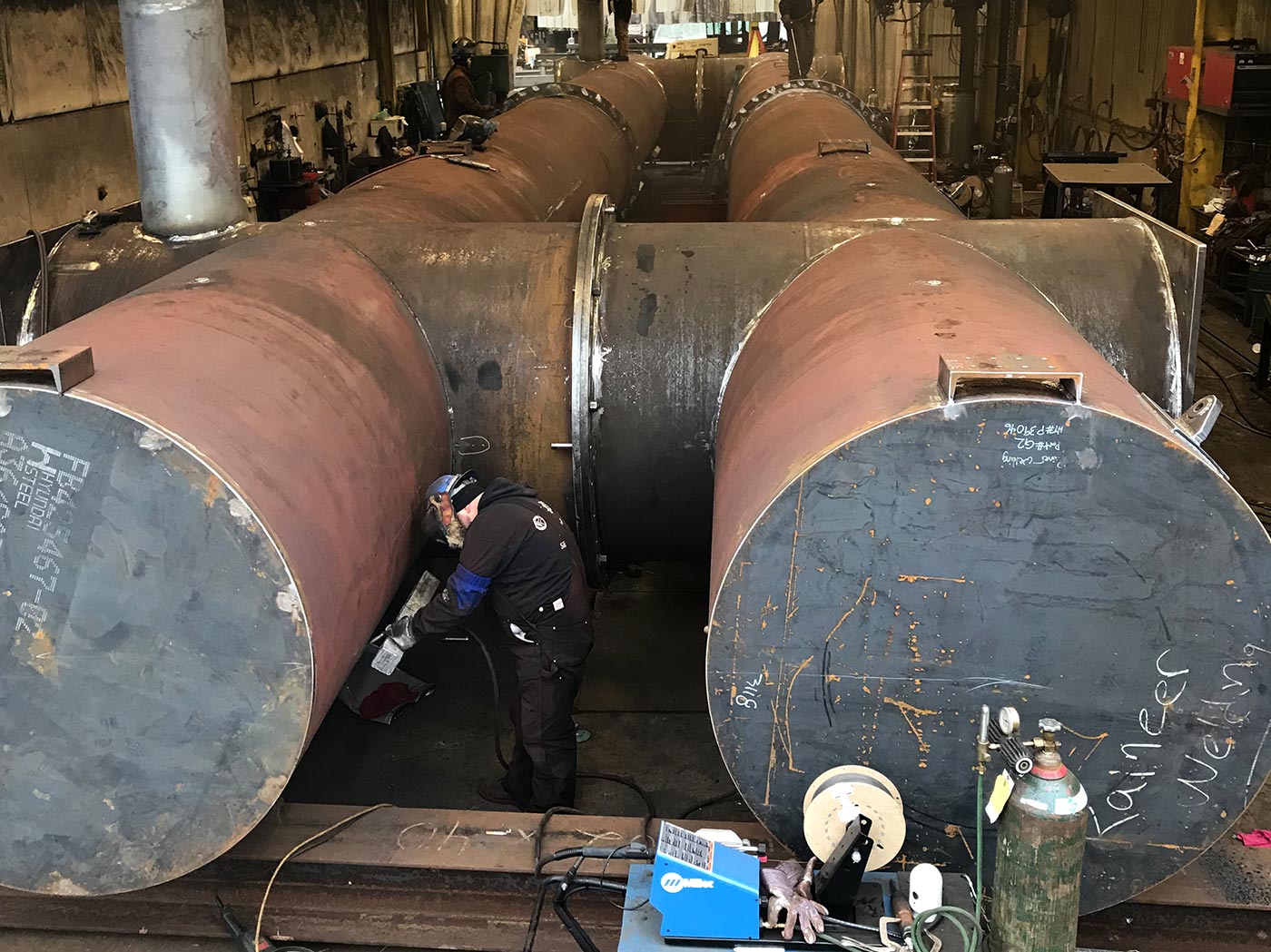 Halibut Point Marine 90' Float - Rainier Welding